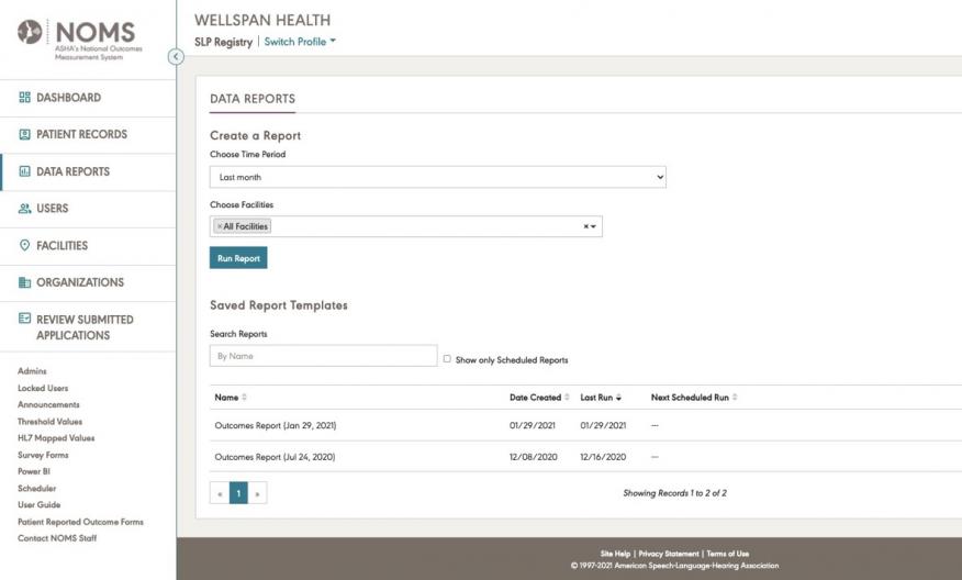 ASHA’s National Outcomes Measurement System (NOMS) | Pantheon ...